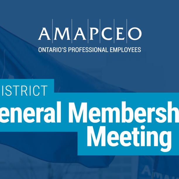 General Membership Meeting for Front District | AMAPCEO
