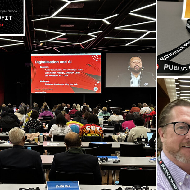 Dave Bulmer represents AMAPCEO at Public Service International’s 31st ...